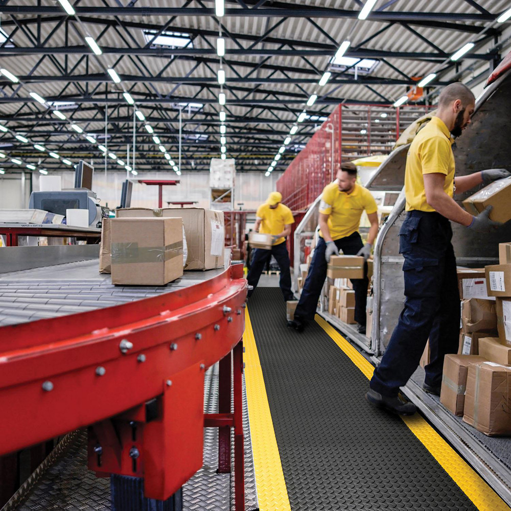 Notrax - Anti-Fatigue Mat: 5' Long, 3' Wide, 9/16 Thick, Vinyl, Beveled ...