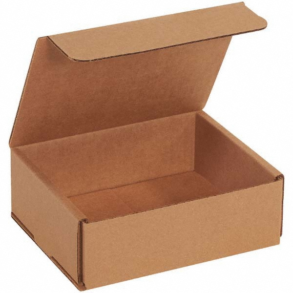 Made in USA - Corrugated Shipping Box: 6" Long, 5" Wide, 2" High | MSC ...