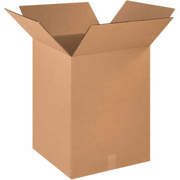 Made in USA - Heavy-Duty Corrugated Shipping Box: 16" Long, 16" Wide ...
