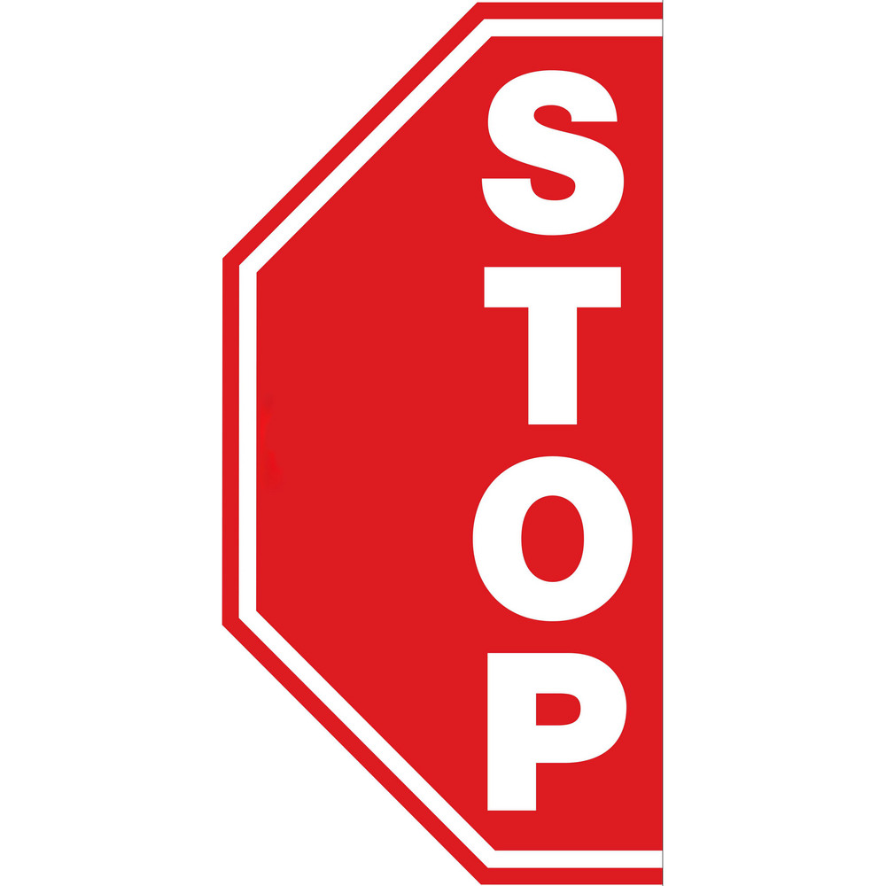 Mighty Line - Adhesive Backed Floor Signs: Traffic Control, General ...