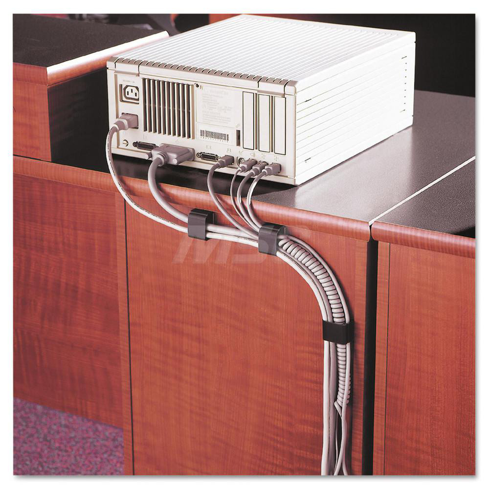 Master Caster - Office Machine Supplies: Wire Clip, Black | MSC Direct