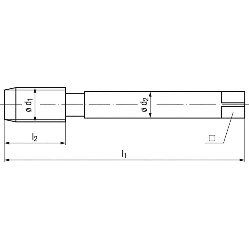 Emuge - Thread Forming Tap: M27x3 Metric, 6HX Class of Fit, Modified ...