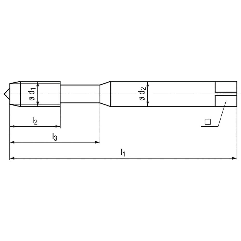 Emuge - Thread Forming Tap: #5-44 UNF, 2BX Class of Fit, Bottoming ...