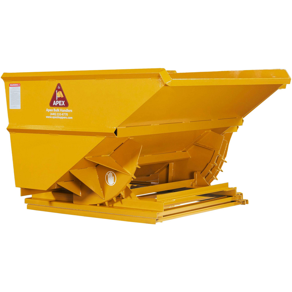 Apex Bulk Handlers - Dump Hopper: 3 cu yd, 8000 lb, 75-3/4" Long, 75-1/ ...