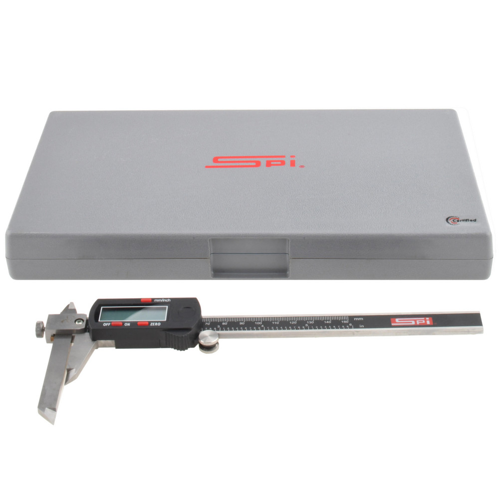 SPI - Electronic Caliper: 150.00 mm, 6", 0.0100 mm, 0.0005" Resolution ...