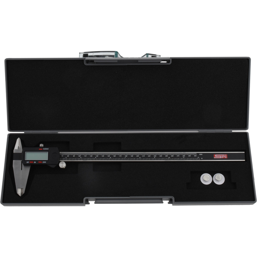 SPI - Electronic Caliper: 300.00 mm, 12", 0.0100 mm, 0.0005" Resolution ...