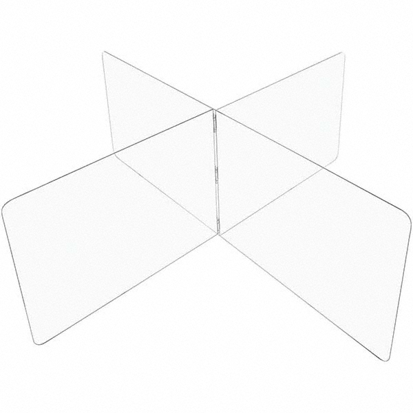 USA Industrials - Social Distancing Partition: 96" OAW, 36" OAH ...