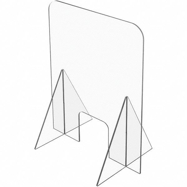USA Industrials - Social Distancing Partition: 36" OAW, 24" OAH ...