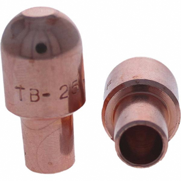 Tuffaloy - Spot Welder Tips: Tip Type: Male Cap B Nose (Dome); Material ...
