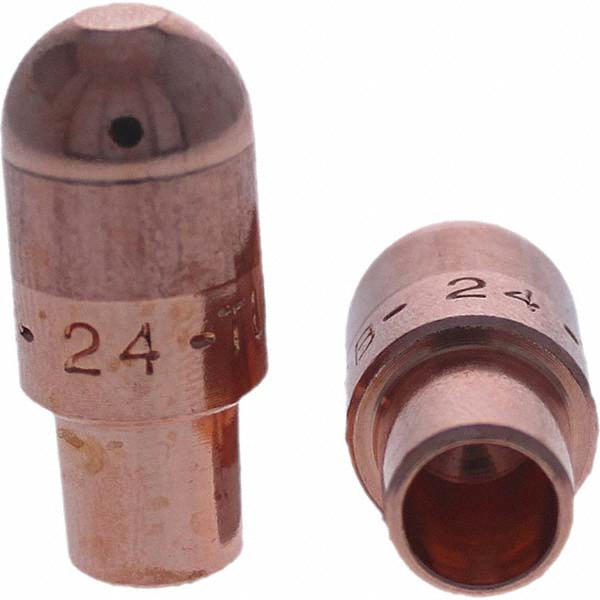 Tuffaloy - Spot Welder Tips: Tip Type: Male Cap B Nose (Dome); Material ...