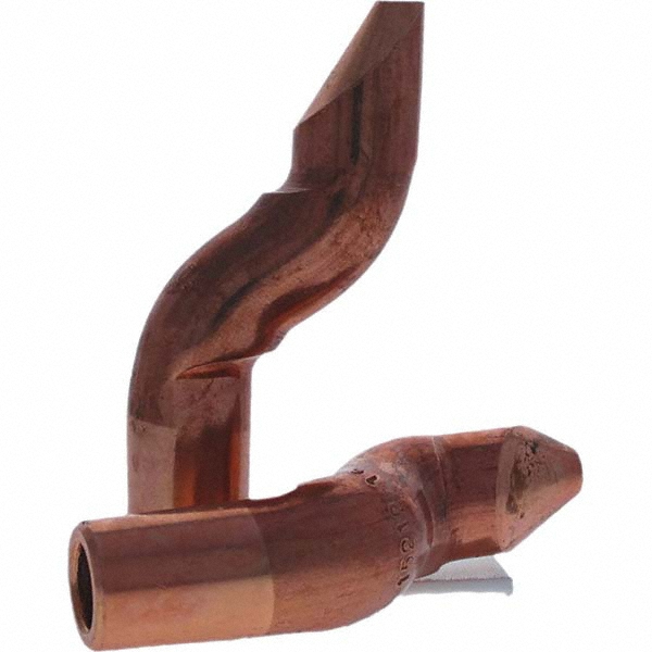 Tuffaloy - Spot Welder Tips: Double Bend Tip D Nose (Offset), RWMA ...