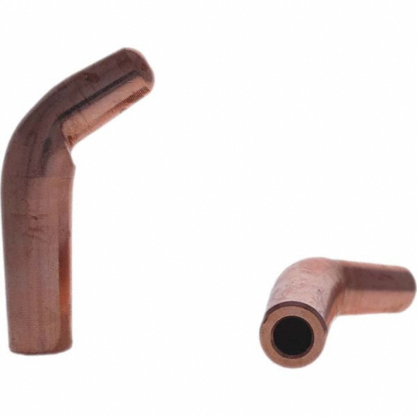 Tuffaloy - Spot Welder Tips: Single Bend Tip A Nose (Pointed), RWMA Class 2 - C18200 | MSC Direct
