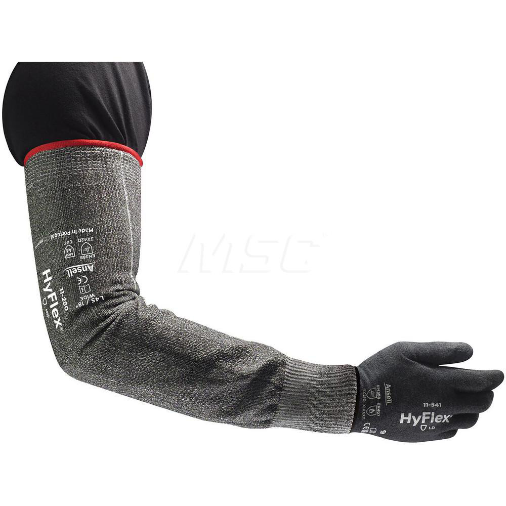 Ansell - Cut & Puncture-Resistant Sleeve: Size Universal, Kevlar, Gray, ANSI Cut A4 | MSC Direct