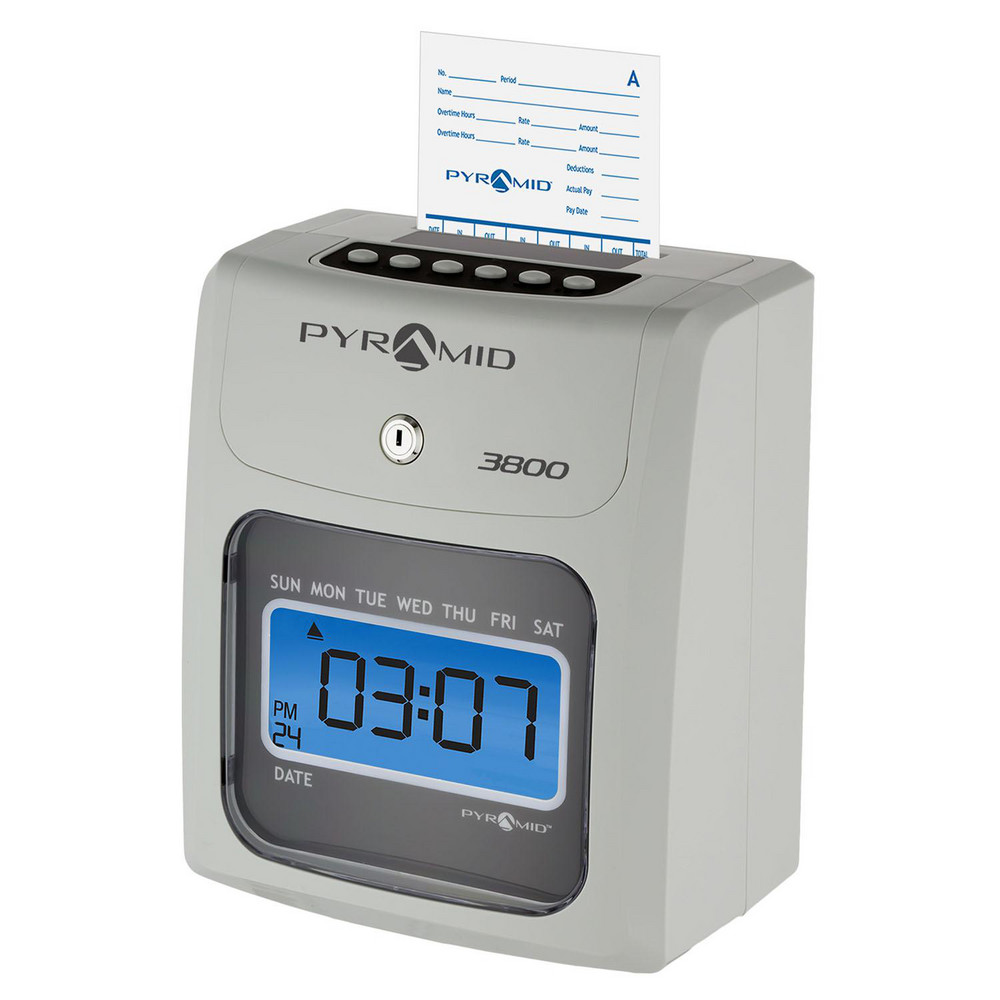 Pyramid - Time Clock: Auto Totaling, Model 3800 Small Business Bundle ...