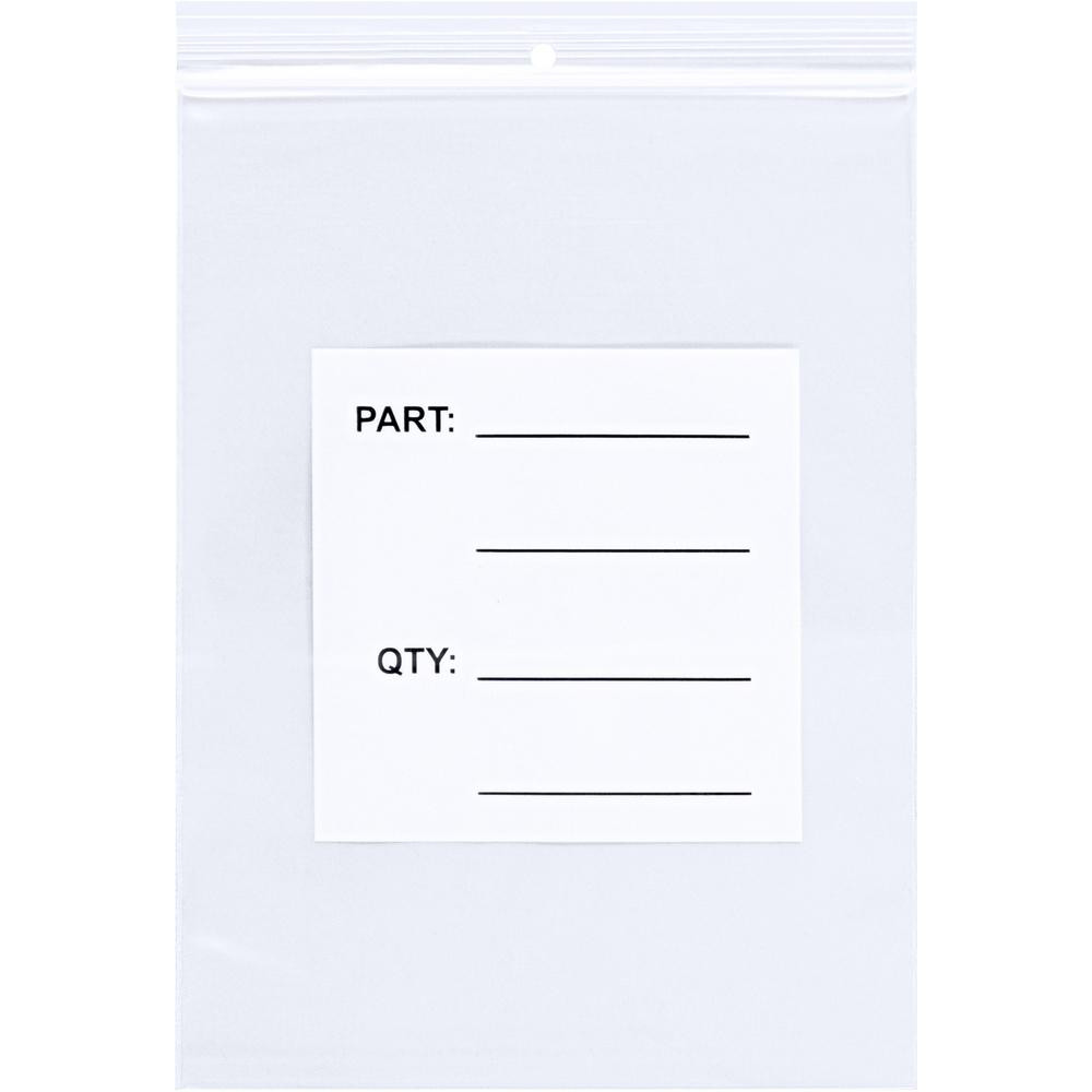 Value Collection - Parts Bag: 6" Wide, 4.0000 mil | MSC Direct