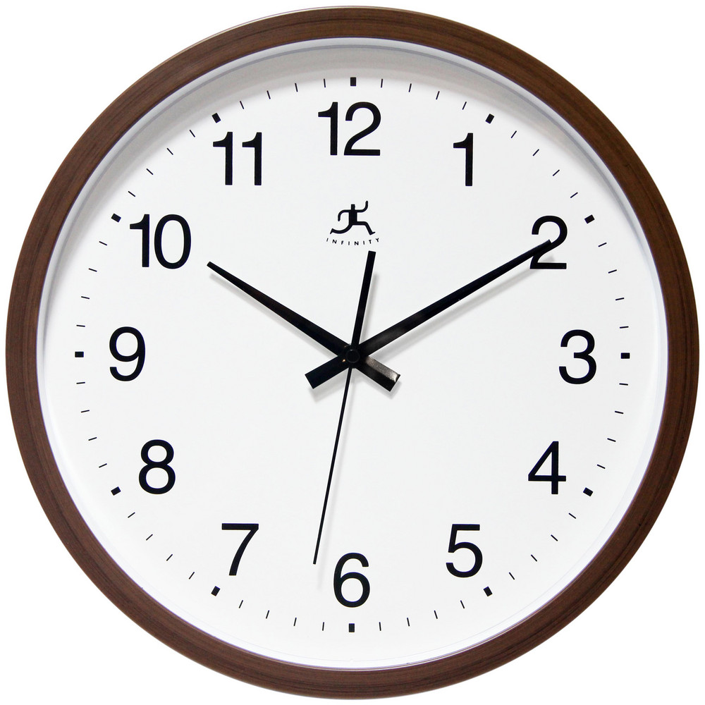Infinity Instruments - Office Wall Clocks: Clock Type: Dial; Display ...