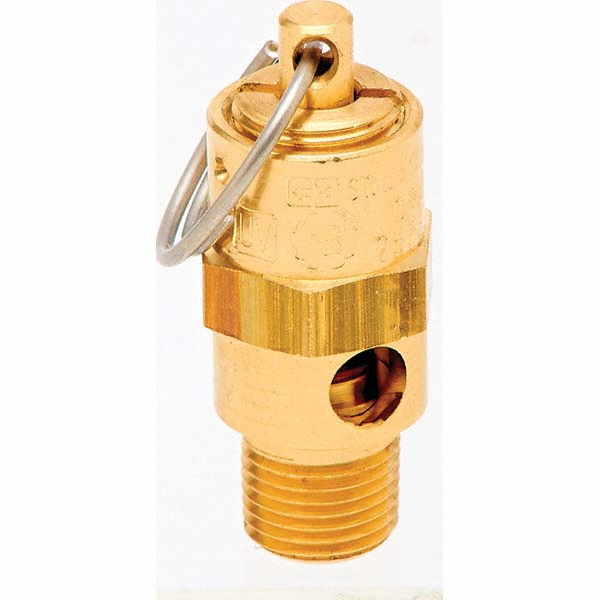 Control Devices - ASME Safety Relief Valve: 1/8" Inlet, 34 CFM, 100 Max ...