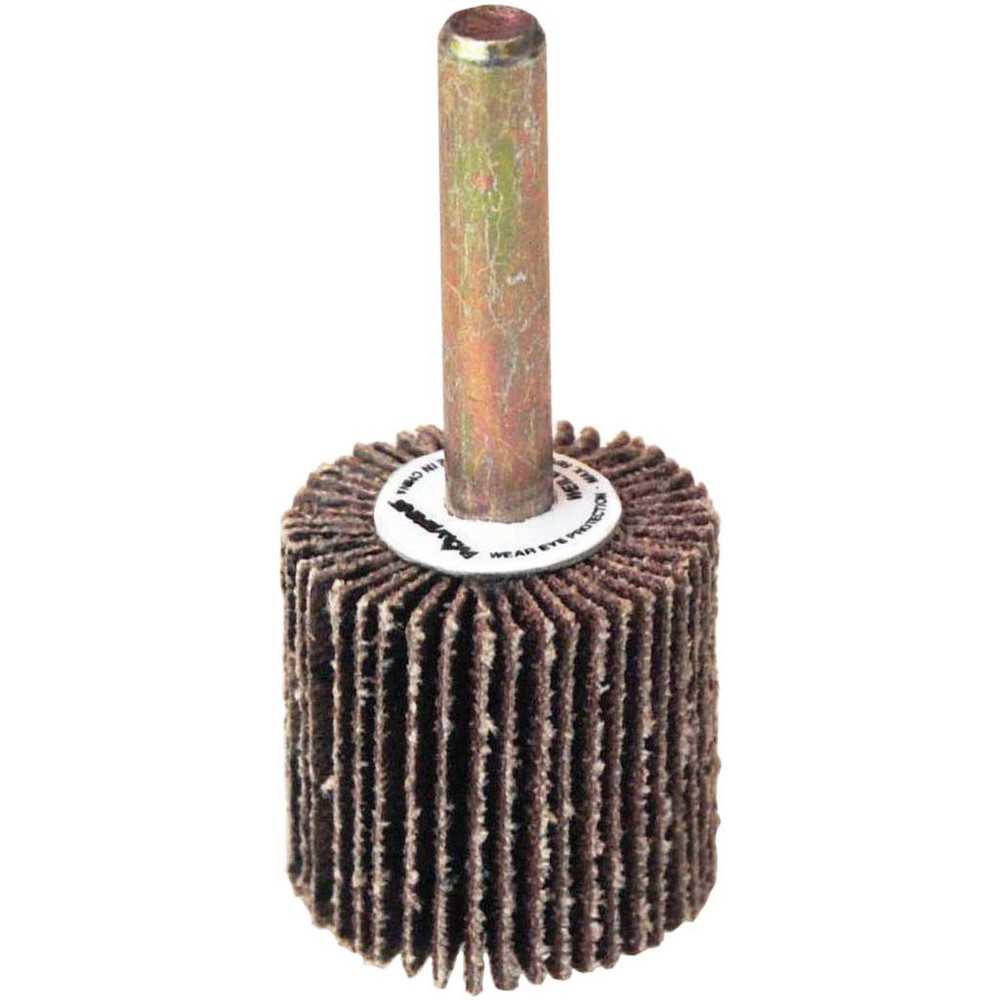 Weiler - Mounted Flap Wheel: 1" Dia, 1" Face Width, 60 Grit, Aluminum ...