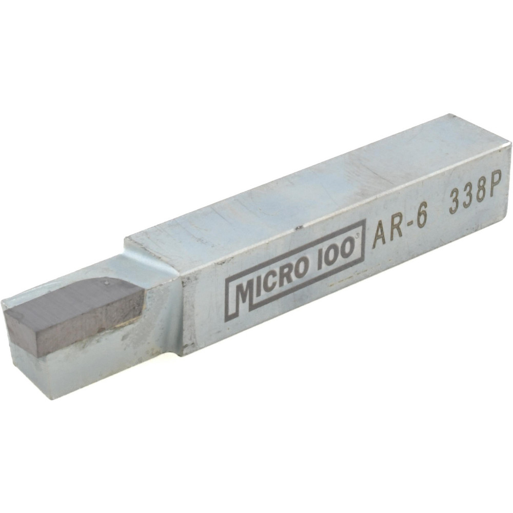 Micro 100 - Single Point Tool Bit: AR-6, 0.2350" Shank Width, 0.3750 ...