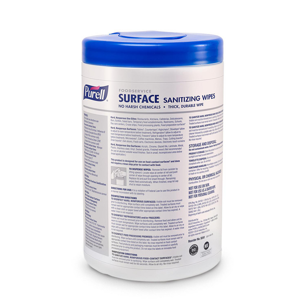 PURELL® - PURELL Foodservice Surface Wipes, Fragrance Free, Center'Pull ...