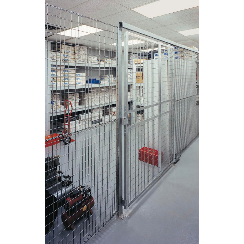 Folding Guard - 1118X94" W/CYL LOCK QWIK FENCE SINGLE SIDE | MSC Direct