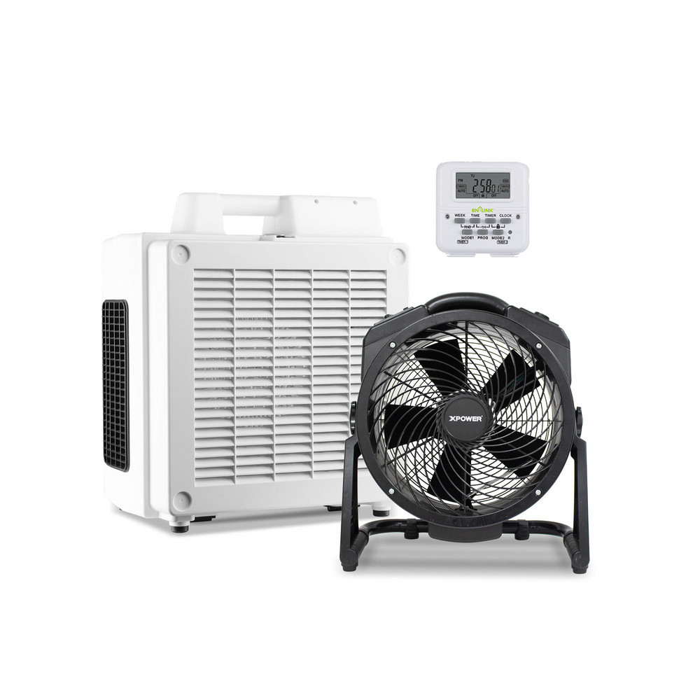 XPower Manufacturing - Air Purifier: 600 CFM, Activated Carbon, Media ...
