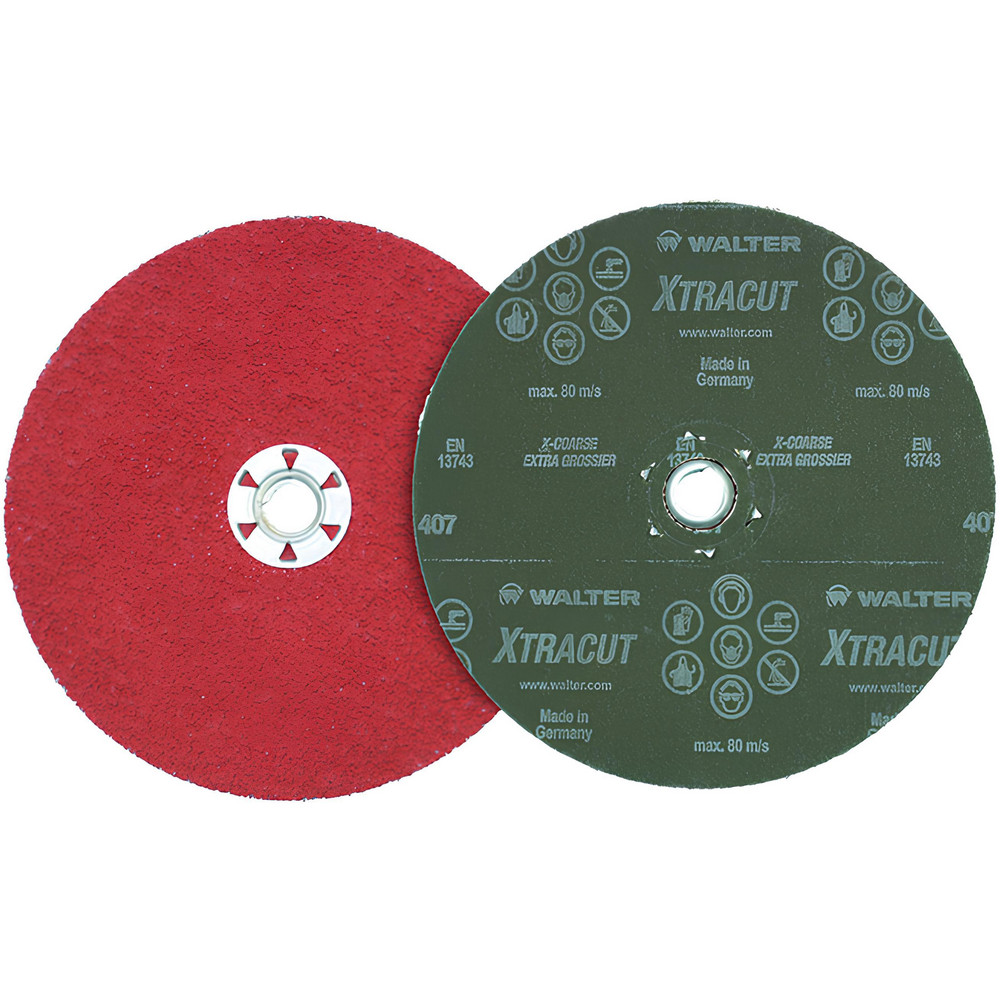 WALTER Surface Technologies - Fiber Disc: 7" Disc Dia, Threaded Arbor ...