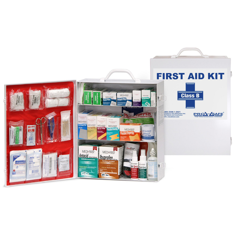 PRO-SAFE - 973 Pc First Aid First Aid Kit for 150: Wall | MSC Direct