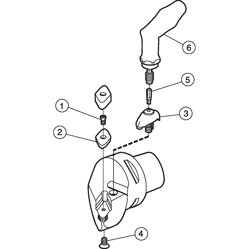 Sandvik Coromant - Indexable Turning Toolholder: HT06-CP70BL00130-12B ...