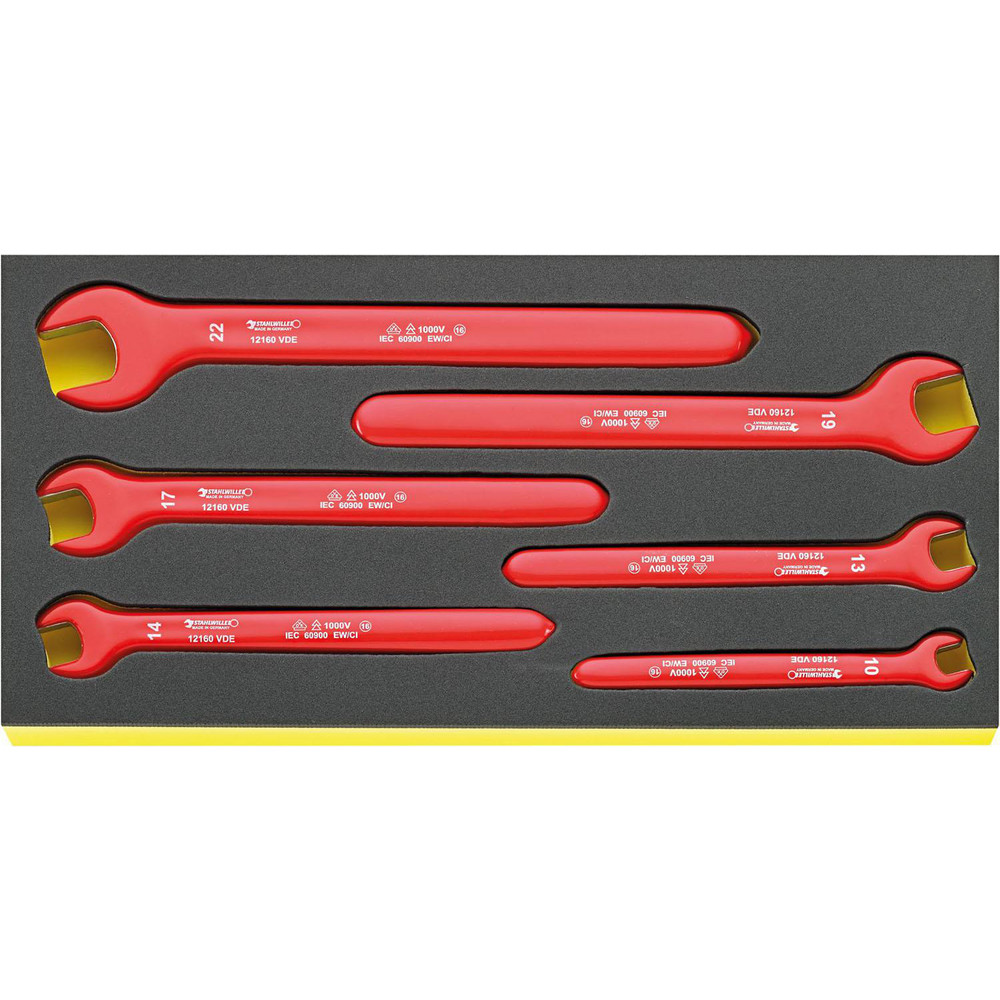 Stahlwille - Box Wrench Set: 6 Pc, 10 to 22 mm Wrench, Metric | MSC Direct