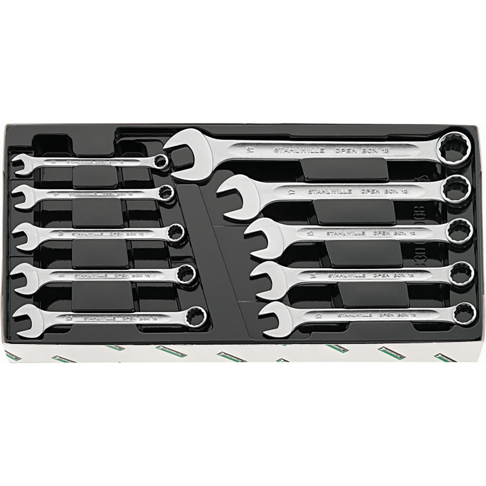 Stahlwille - Combination Wrench Set: 10 Pc, 8 mm - 19 mm Wrench, Metric ...