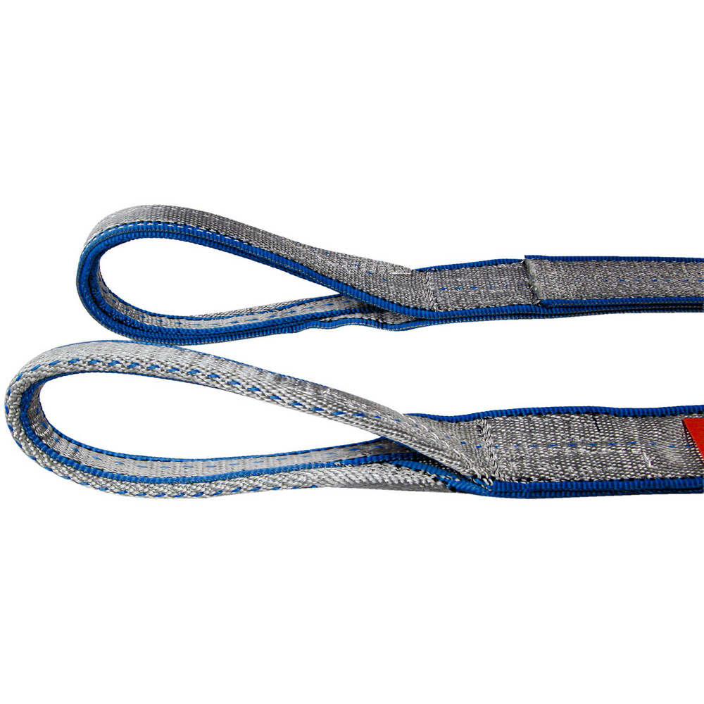 Lift-All - Flat Eye & Eye, Type 3 Web Sling: 12' Long, 4" Wide, 19800 ...