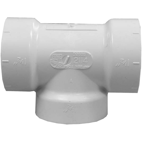Jones Stephens - Drain, Waste & Vent Cleanout: 4" Fitting, Hub x Hub x ...