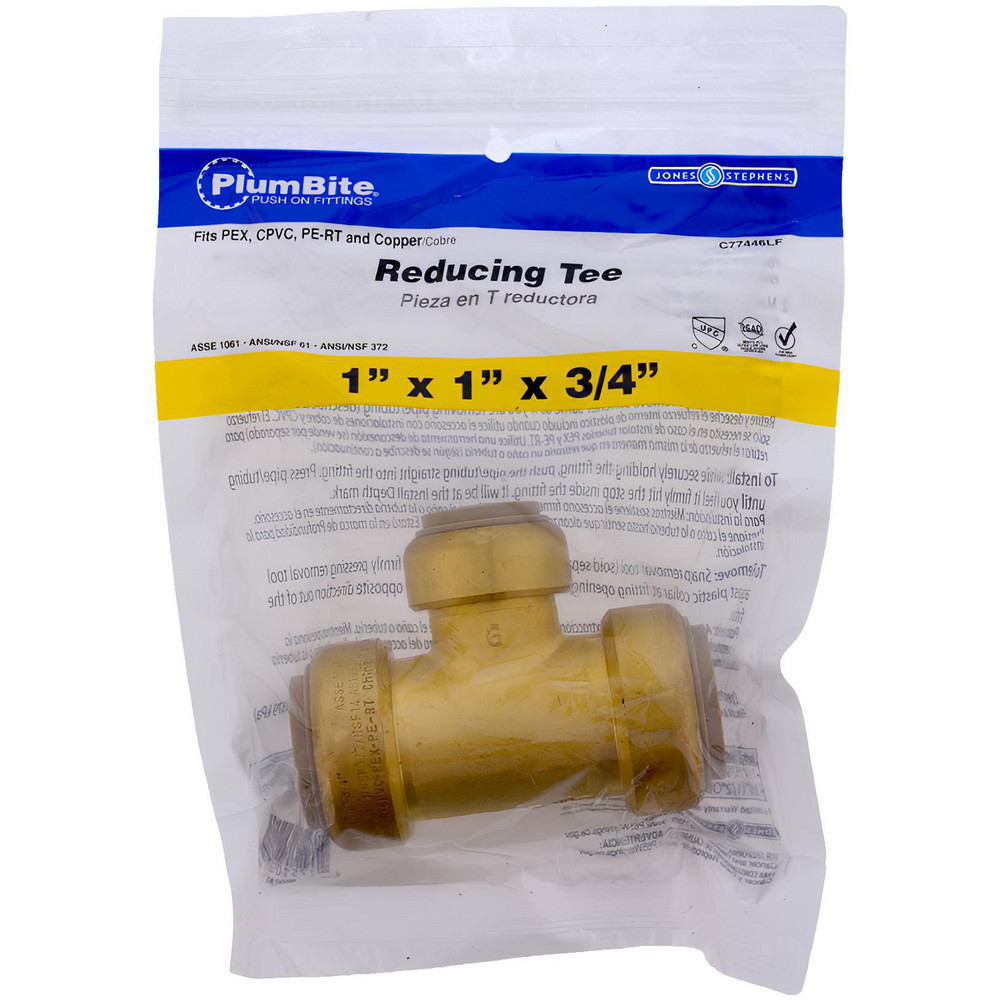 Jones Stephens - Push-to-Connect Push-to-Connect Fitting: Reducing Tee ...