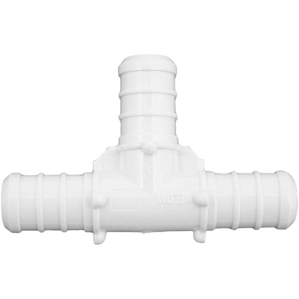 Jones Stephens - Plastic Pipe Fittings: Fitting Type: Tee; Fitting Size ...