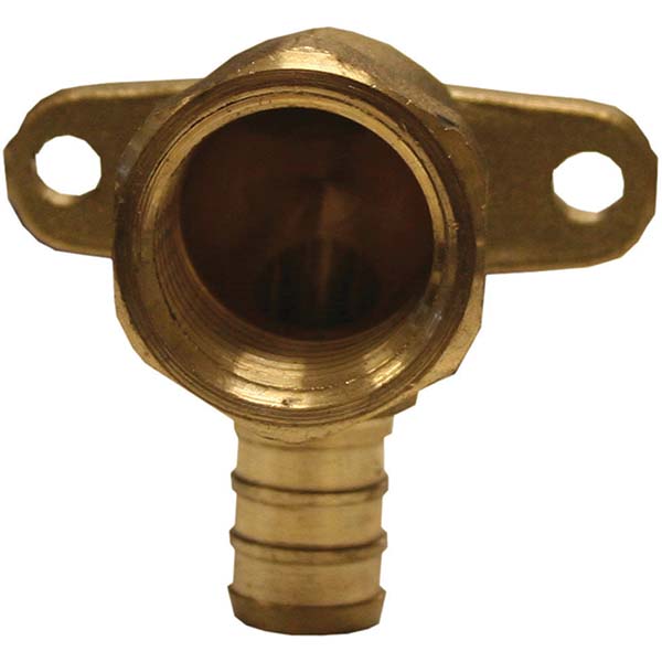 Jones Stephens - Brass Pipe Drop Ear 90 ° Elbow: 1/2 x 1/2" Fitting ...
