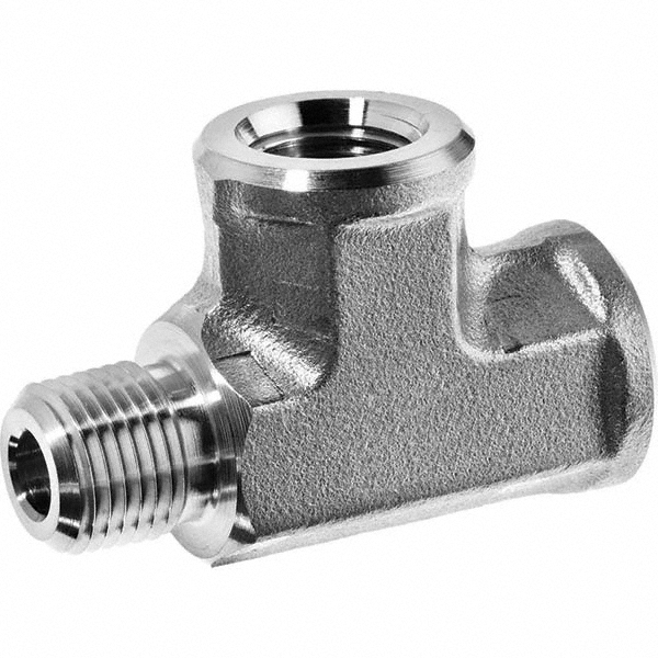 USA Industrials - Pipe Run Tee: 1/4", 316 Stainless Steel | MSC Direct