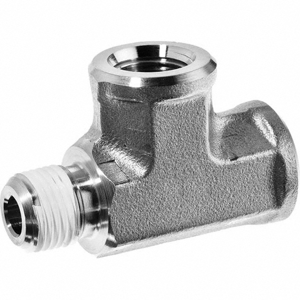 USA Industrials - Pipe Run Tee: 3/8", 316 Stainless Steel | MSC Direct