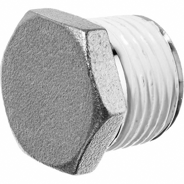 USA Industrials - Pipe Hex Plug: 3/8", 304 Stainless Steel | MSC Direct