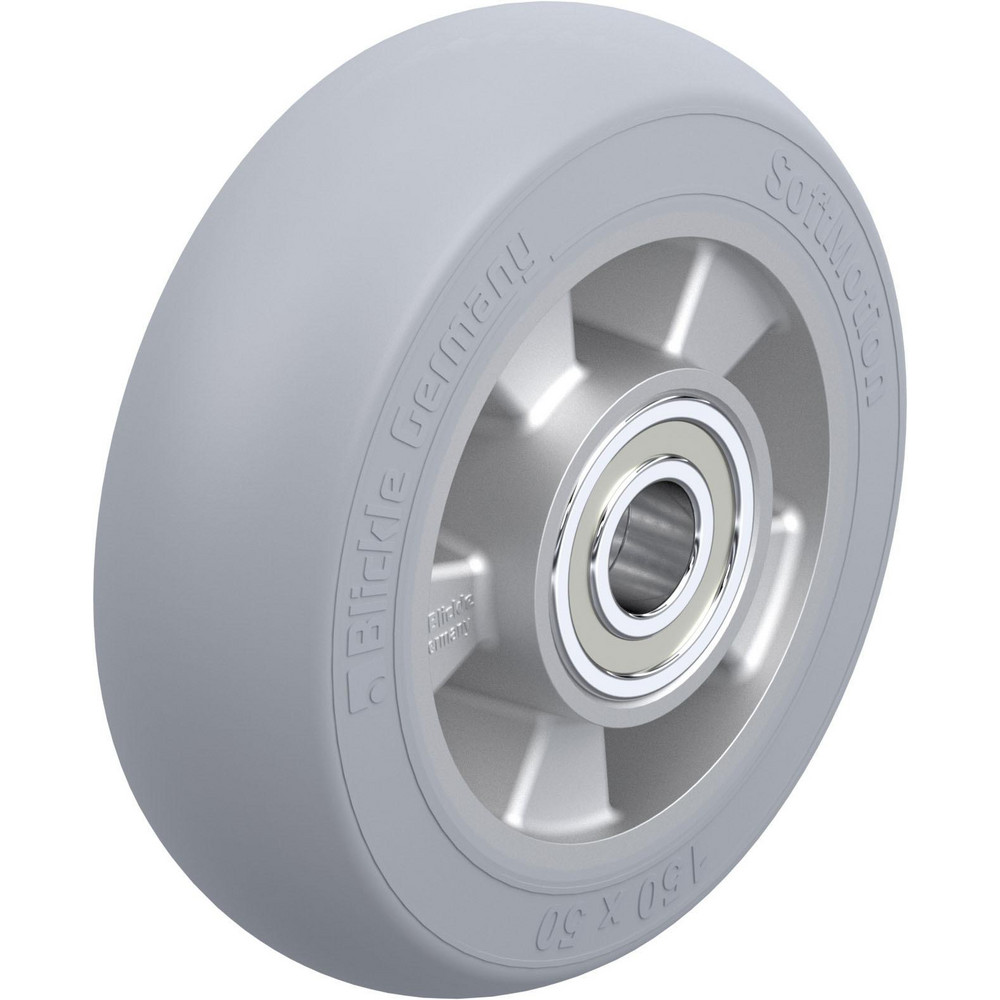 Blickle - Rigid & Swivel Caster Wheel: Rubber, 6" Dia, 2" Wide | MSC Direct