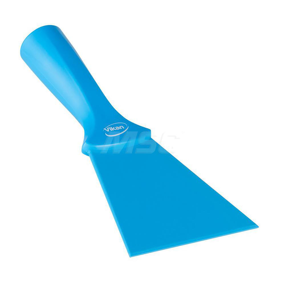 Vikan - Nylon Scraper with Threaded Handle, 3.9", Blue | MSC Direct
