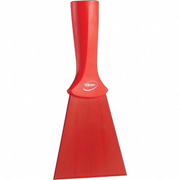 Vikan - Nylon Scraper with Threaded Handle, 3.9", Red | MSC Direct
