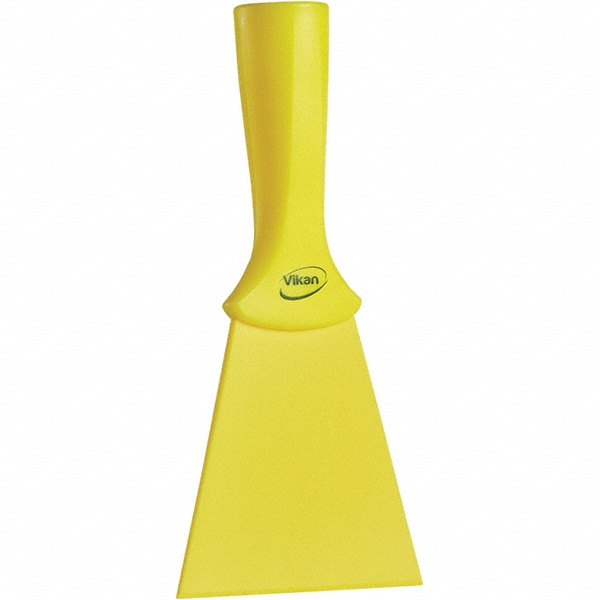 Vikan - Nylon Scraper with Threaded Handle, 3.9", Yellow | MSC Direct