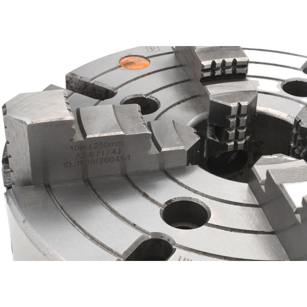 Hertel - Manual Lathe Chuck: 10", 4 Jaws, Independent | MSC Direct