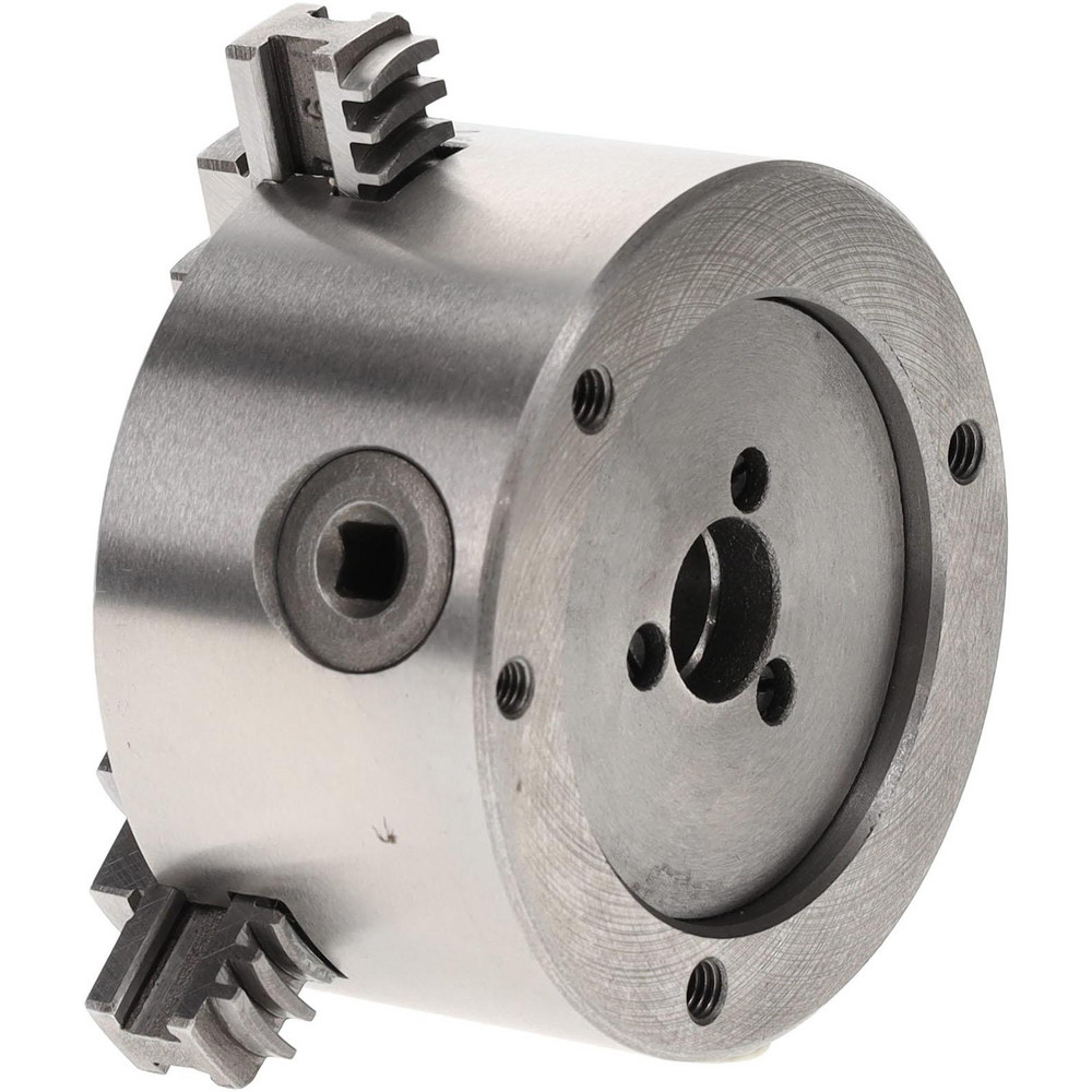 Hertel - Manual Lathe Chuck: 3", 3 Jaws, Self-Centering | MSC Direct
