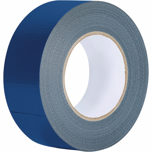 Value Collection - 60 Yd x 2" x 8.7 mil Blue Polyethylene Cloth Duct ...