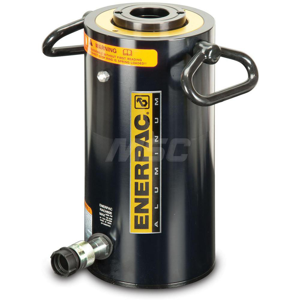 Enerpac - Portable Hydraulic Cylinder: 65.6 TON Capacity, 25.84 cu in ...