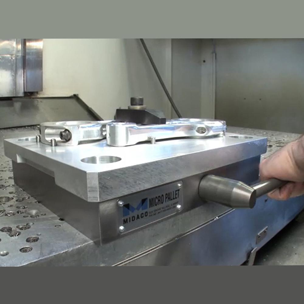 Midaco - CNC Clamping Pallets: Pallet Shape: Rectangular; With Handles ...