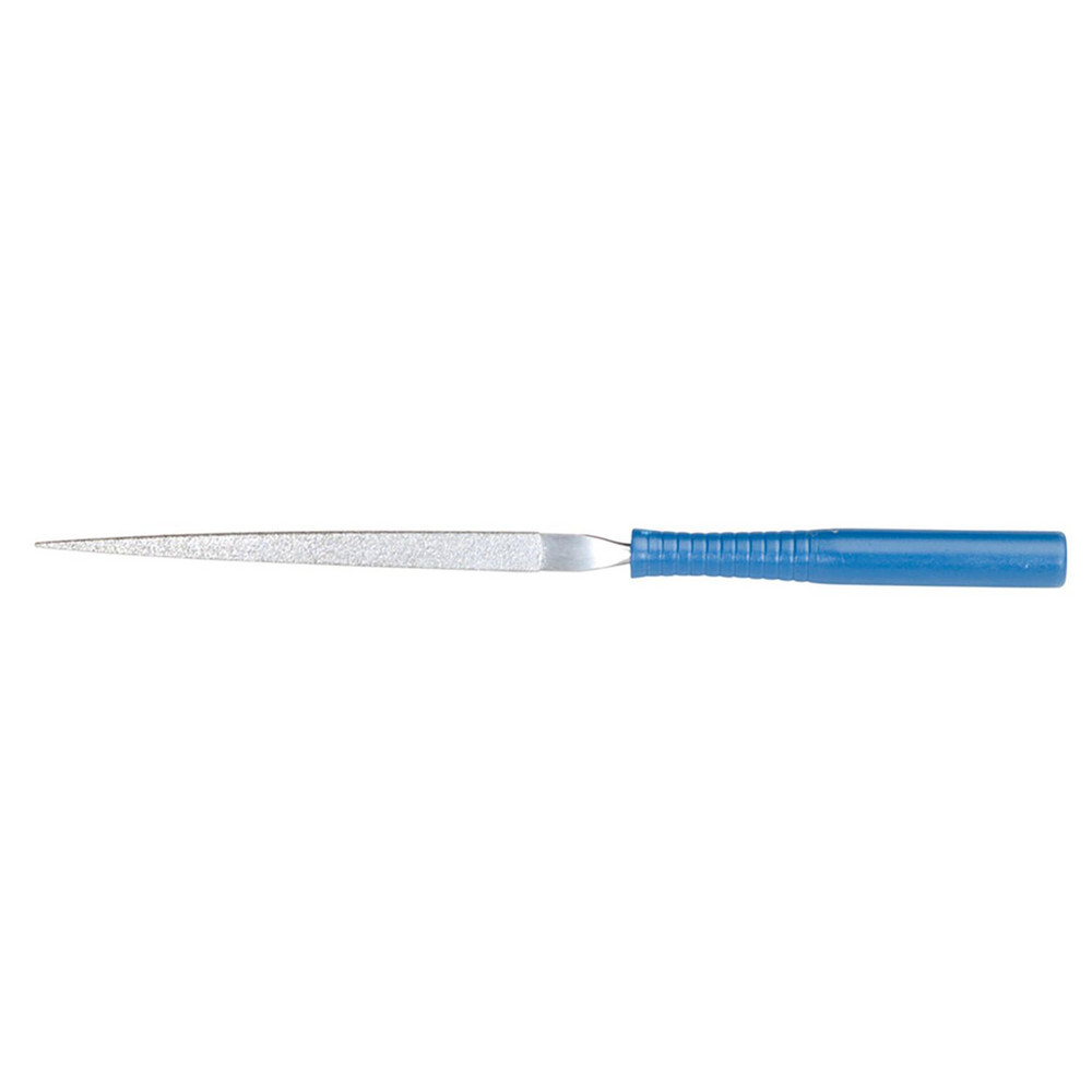 Norton - Flat & Point Standard Diamond File: 5-3/4" OAL, Fine Grade ...