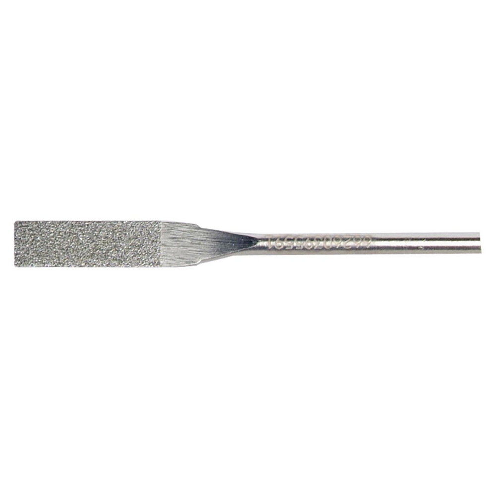 Norton - Flat Standard Diamond File: 2" OAL, Fine Grade | MSC Direct
